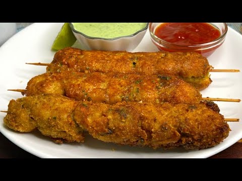 Crispy Malai Chicken Kandi sticks | Malai Chicken Fry | Chicken Kandi ...