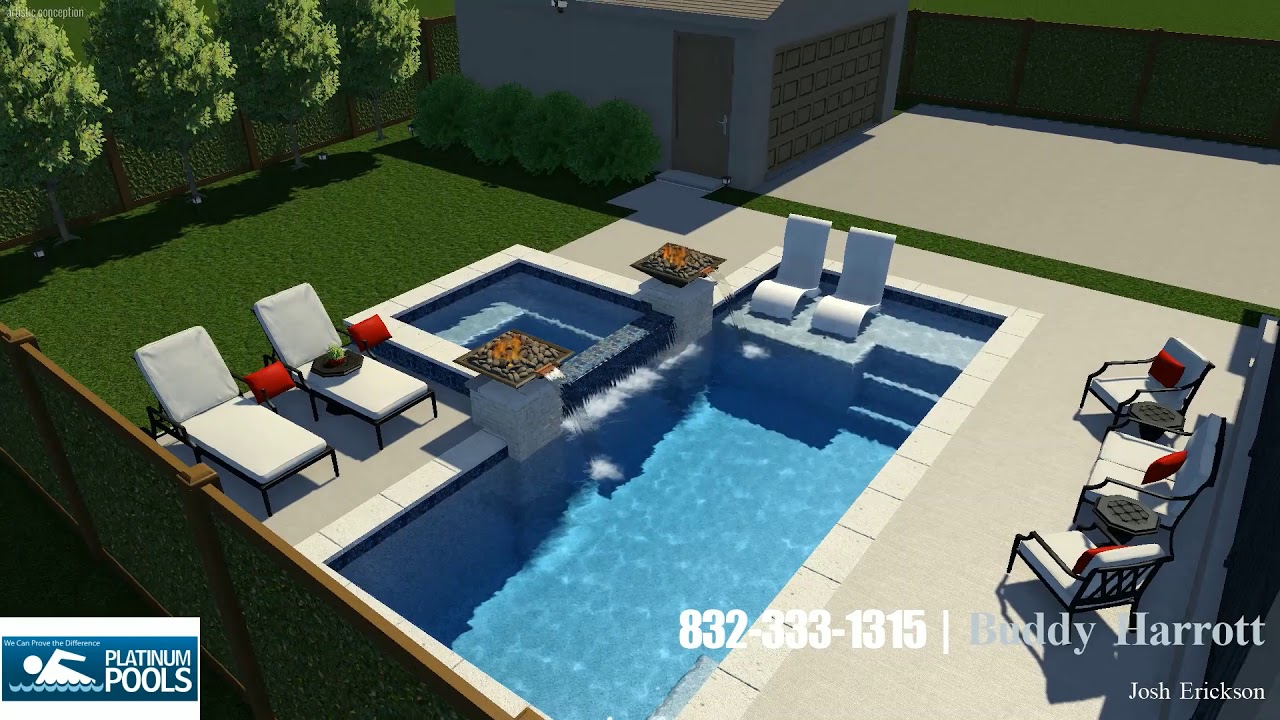 Platinum Pools - Custom Pool Design for the Erickson Family by Buddy ...
