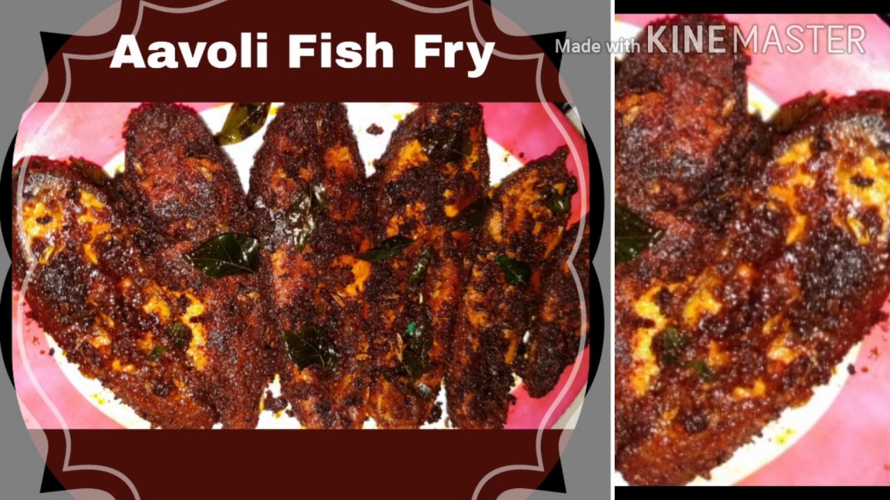 Spicy fish fry(aavoli fry) - YouTube