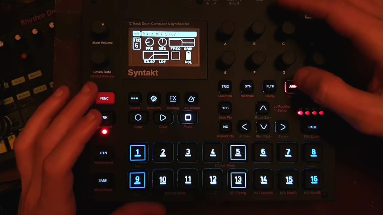 Elektron syntakt starter sound design tutorial exploring the synth machines pt 1 - YouTube