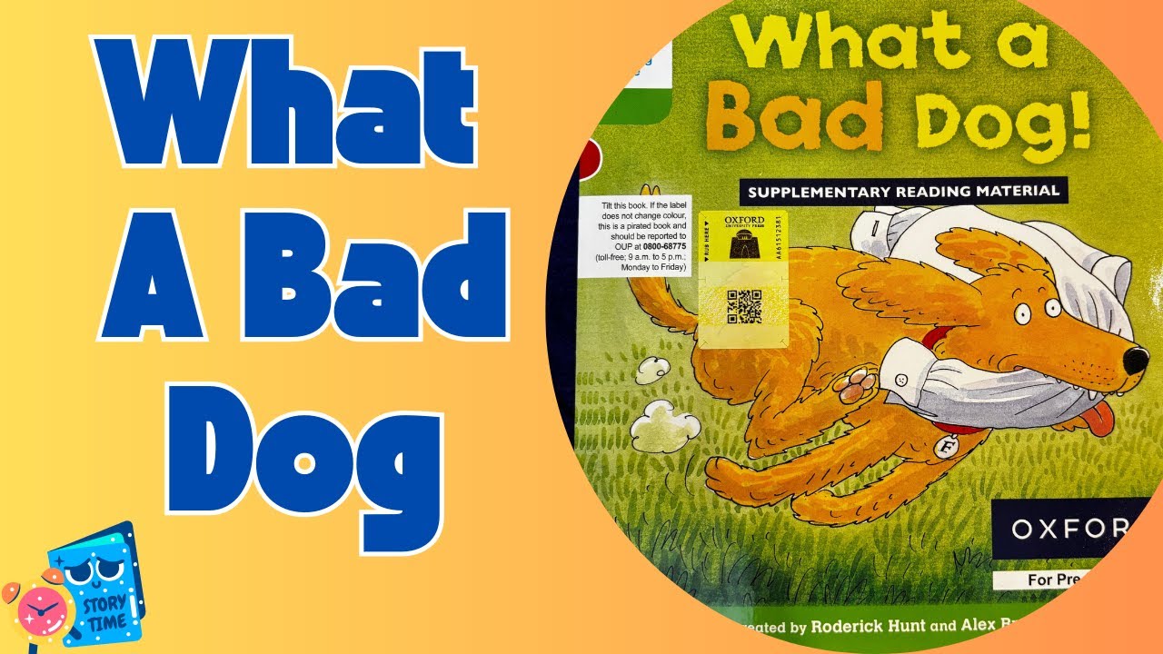What A Bad Dog | #preschoolstorytime | #kindergartenstorytime | dogs in ...