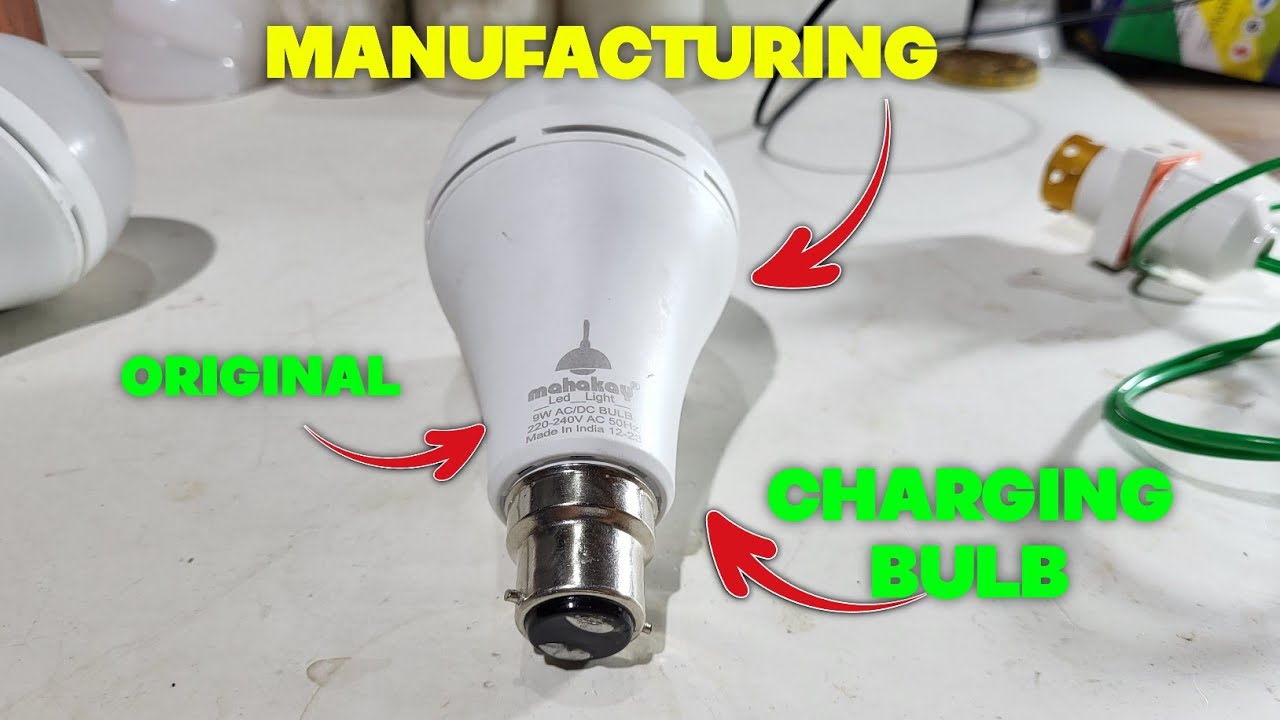 Making Inverter Bulb | Making Charging Bulb 💡 - YouTube