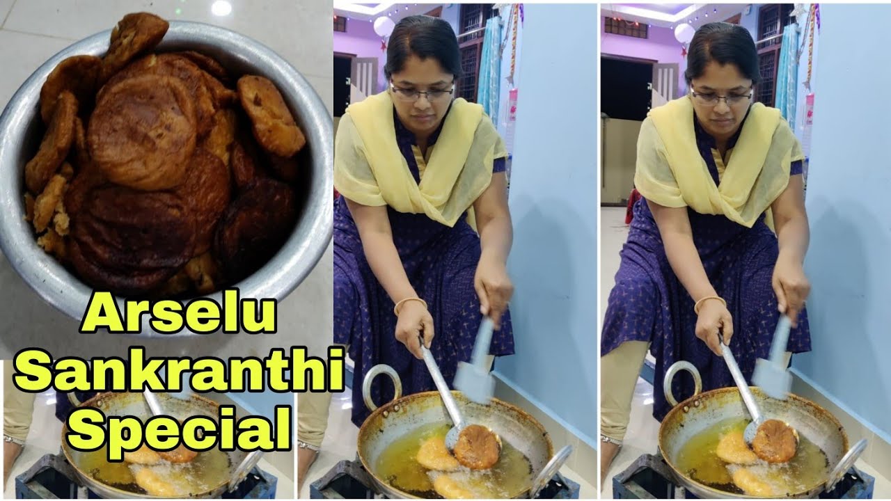 How to make Arselu sweet / Sankranthi special recipe in telugu # ...