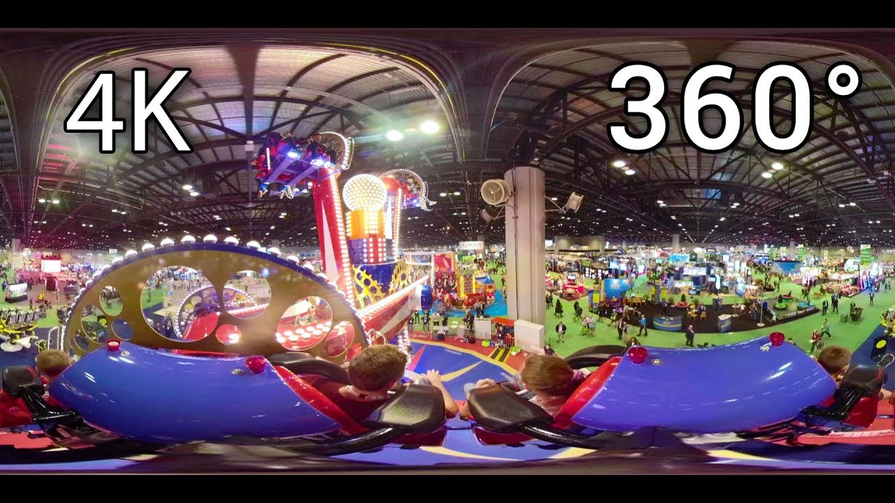 NebulaZ 360° on-ride 4K POV IAAPA Expo 2019 - YouTube