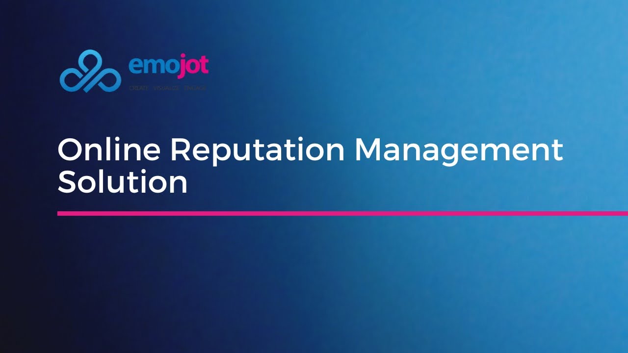 Emojot's Online Reputation Management Solution - Demo - YouTube