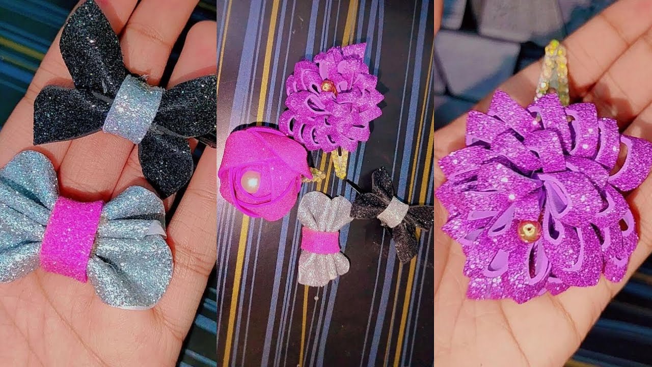 🤔How to make hair clips easy way 🎀@Delightfulcrafts - YouTube