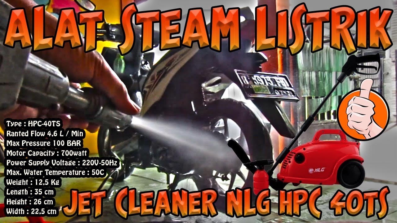 Review Mesin Steam Listrik - Jet Cleaner High Pressure HPC40 NLG (High ...