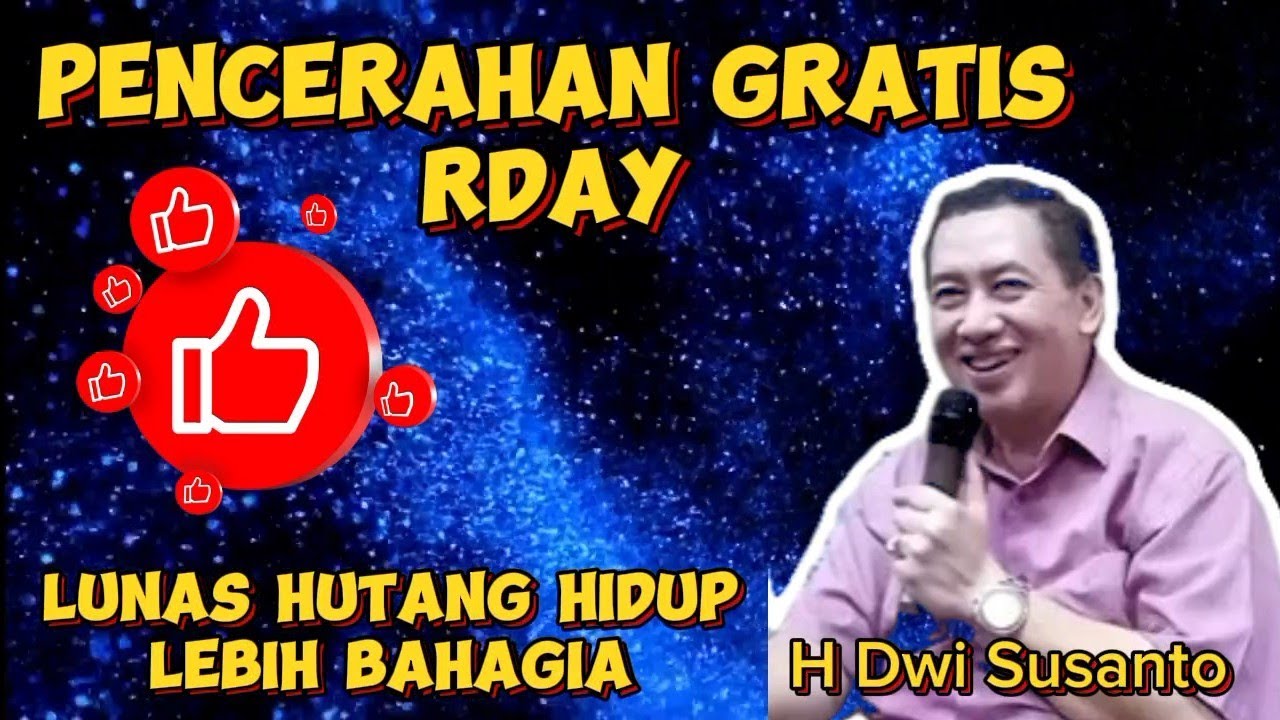 Ilmu Kearifan Lokal RDAY Kisah Sukses Kaya Raya dan Bebas Hutang - YouTube