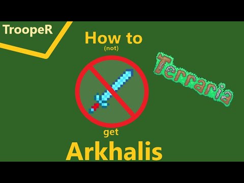 How to (not) get Arkhalis [Terraria] - YouTube