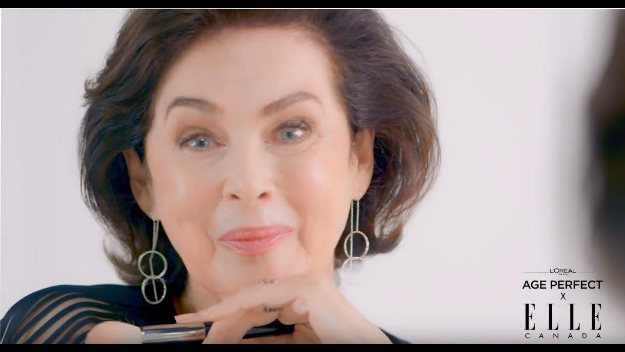 Dayle Haddon tries out the new Age Perfect makeup line | Beauty tips ...