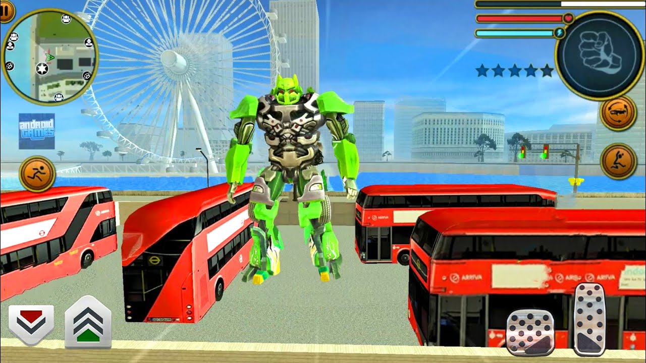 Robot Truck Transformer Simulator - City Destruction 3D - Android ...