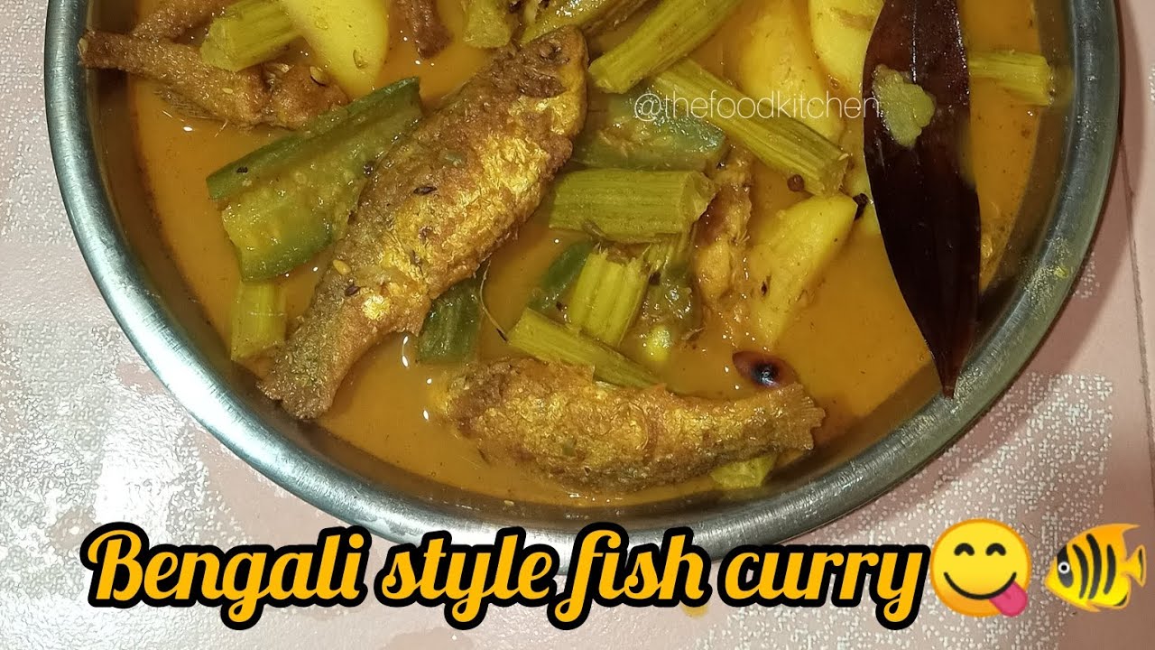 Bengali style fish curry😋🐠| THE FOOD KITCHEN| #viral #fishcurryrecipe # ...