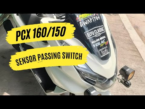 PCX 160 with sensor passing switch - YouTube