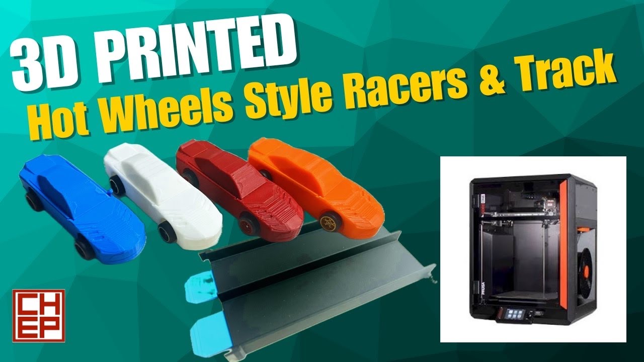 3D Printed Hot Wheels Style Cars and Track on Prusa Core One - YouTube