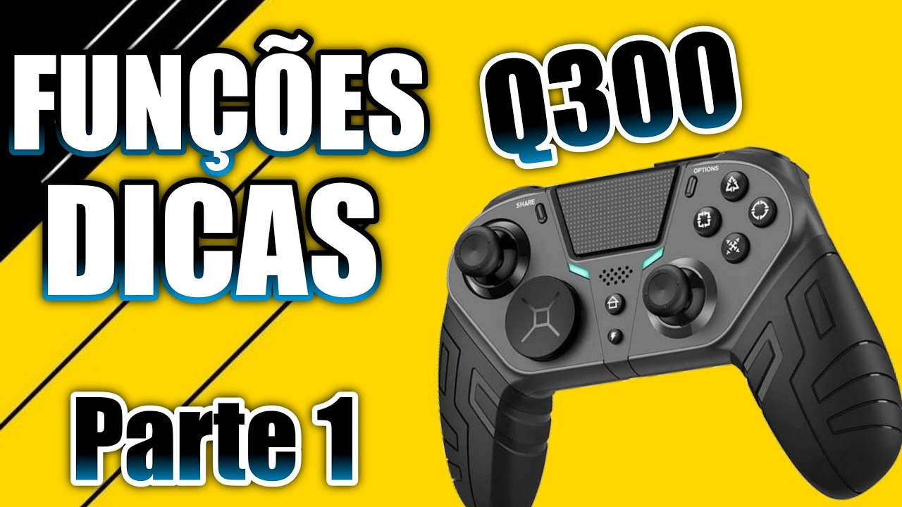 Aprendendo as funções do controle Q300 / Parte 1 / #dualshock #gamepad ...