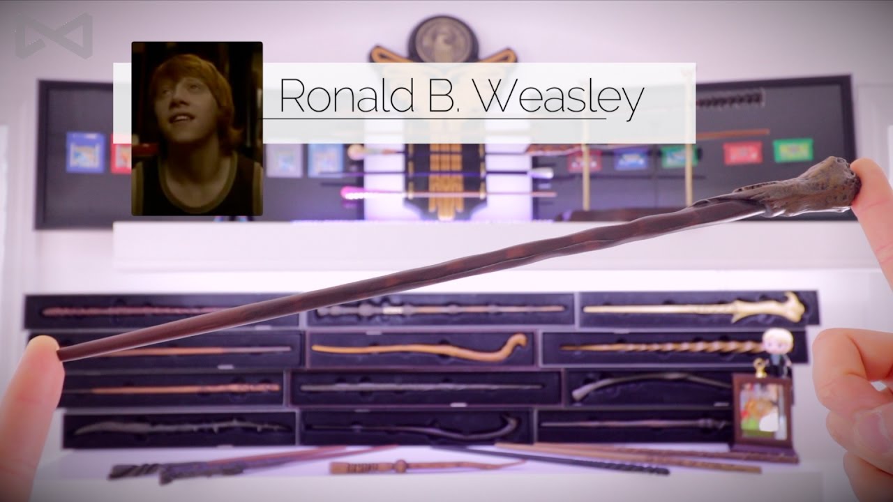 Ron Weasley's 2nd Wand Noble Collection - YouTube