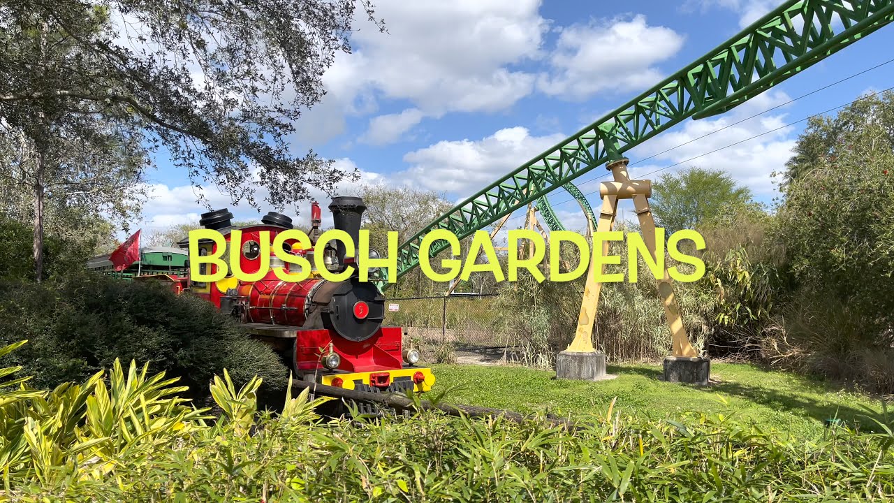 Theme Parks Weekend - Busch Gardens Safari Train ride - YouTube