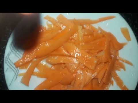 Tiktoktaki popüler havuç salatasını yaptım(efsane oldu)😋