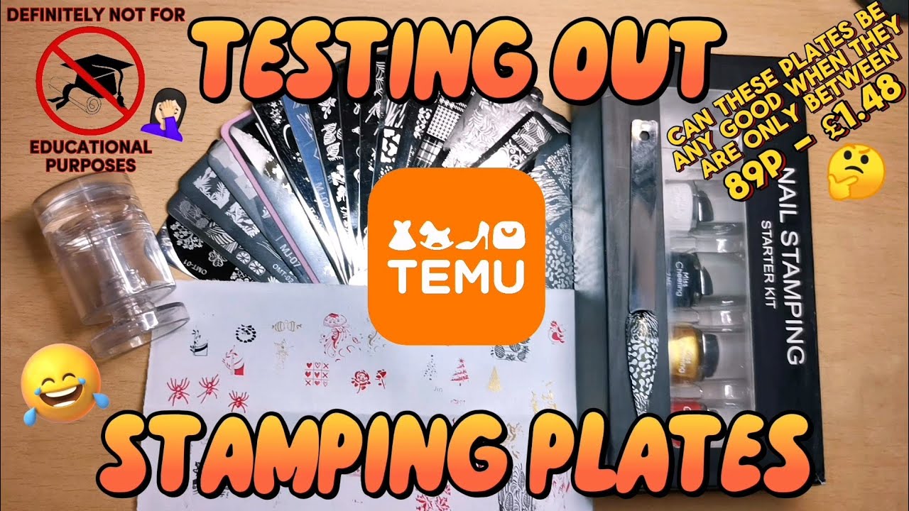 ARE CHEAP TEMU STAMPING PLATES ANY GOOD? Lets find out! ft resizable ...