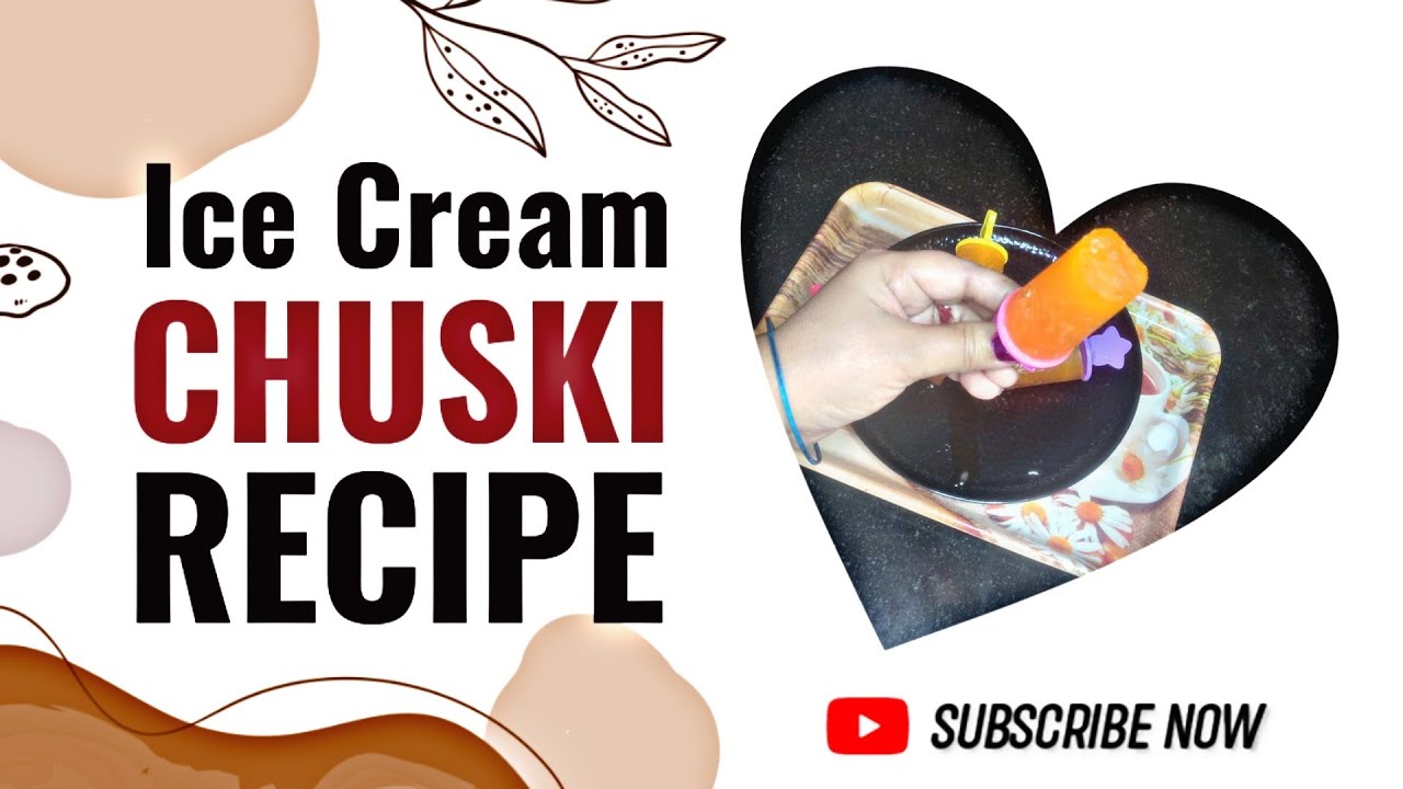 HOW TO MAKE CHUSKI AT HOME ONLY 2 MINUTES l Instant Ice Candy Recipe l ...