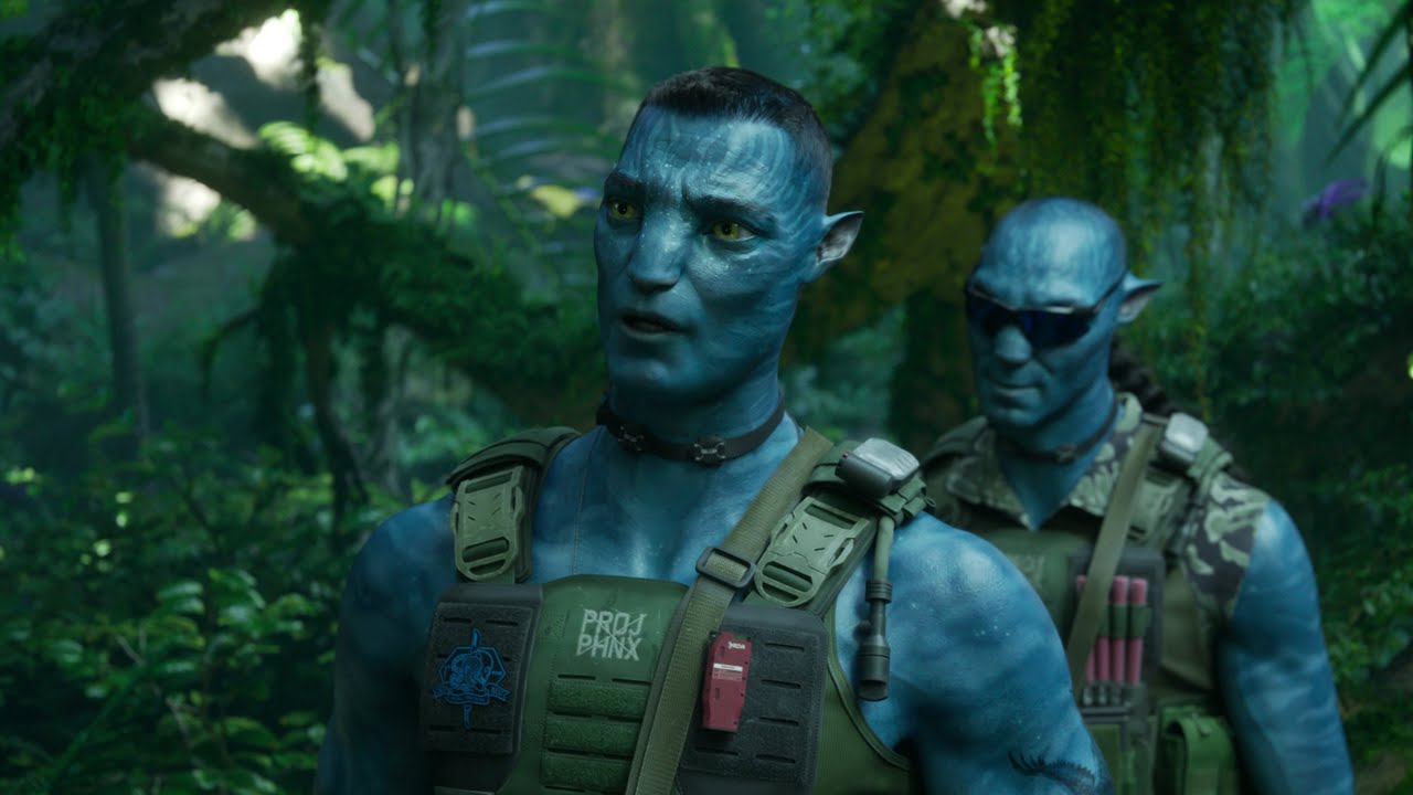 Quaritch & Spider - Funny Scene (4K IMAX) | AVATAR: THE WAY OF WATER ...