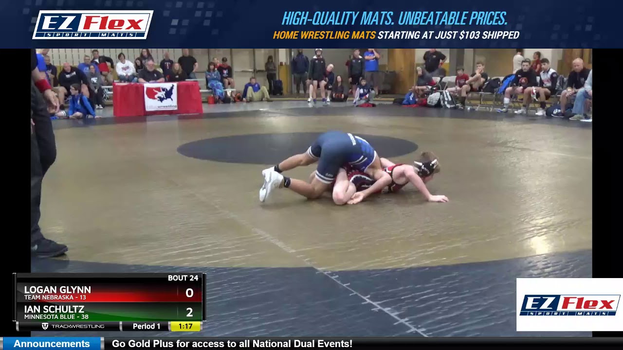Mat 12 90 Logan Glynn Team Nebraska Vs Ian Schultz Minnesota Blue - YouTube