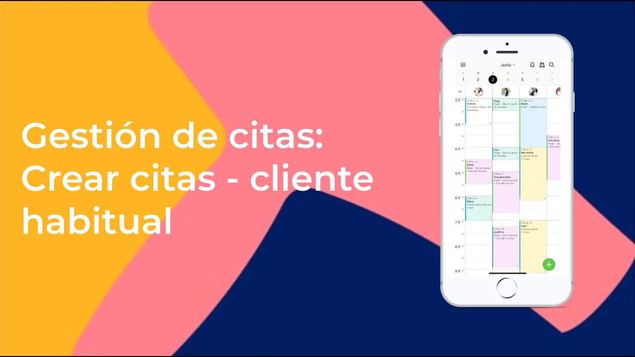 Como crear una cita de un cliente habitual - YouTube