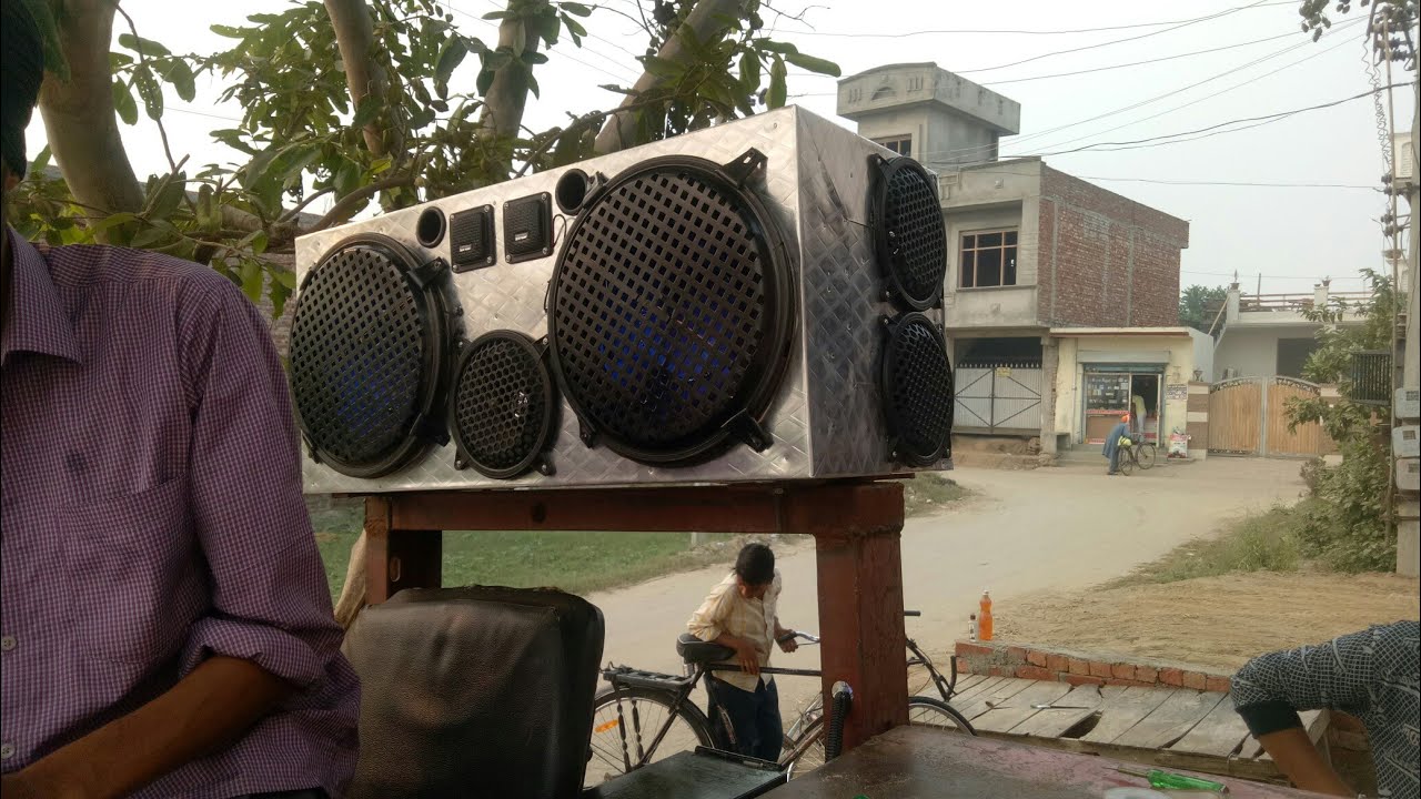 12"2 woofer and 5 speaker tractor music system amplifier ...