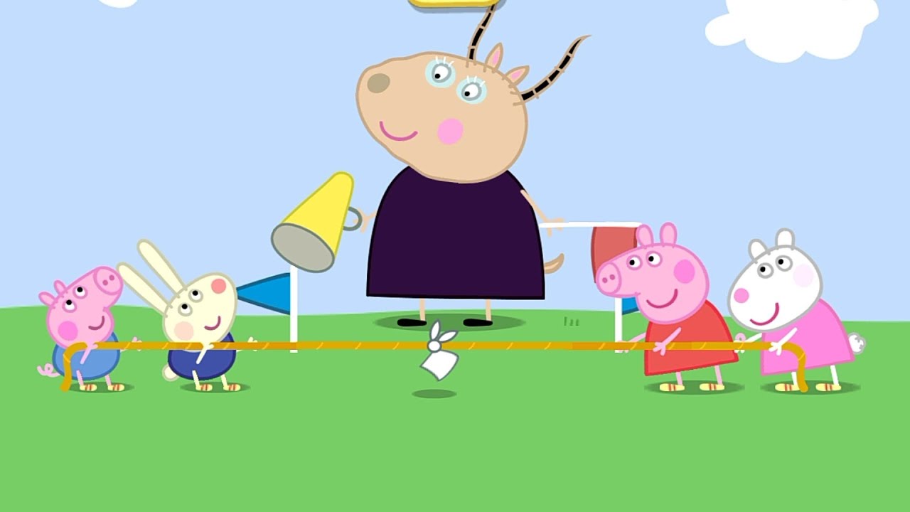 Peppa Pig : Tug of War || Seniors vs Juniors || who would be win? 6 ...