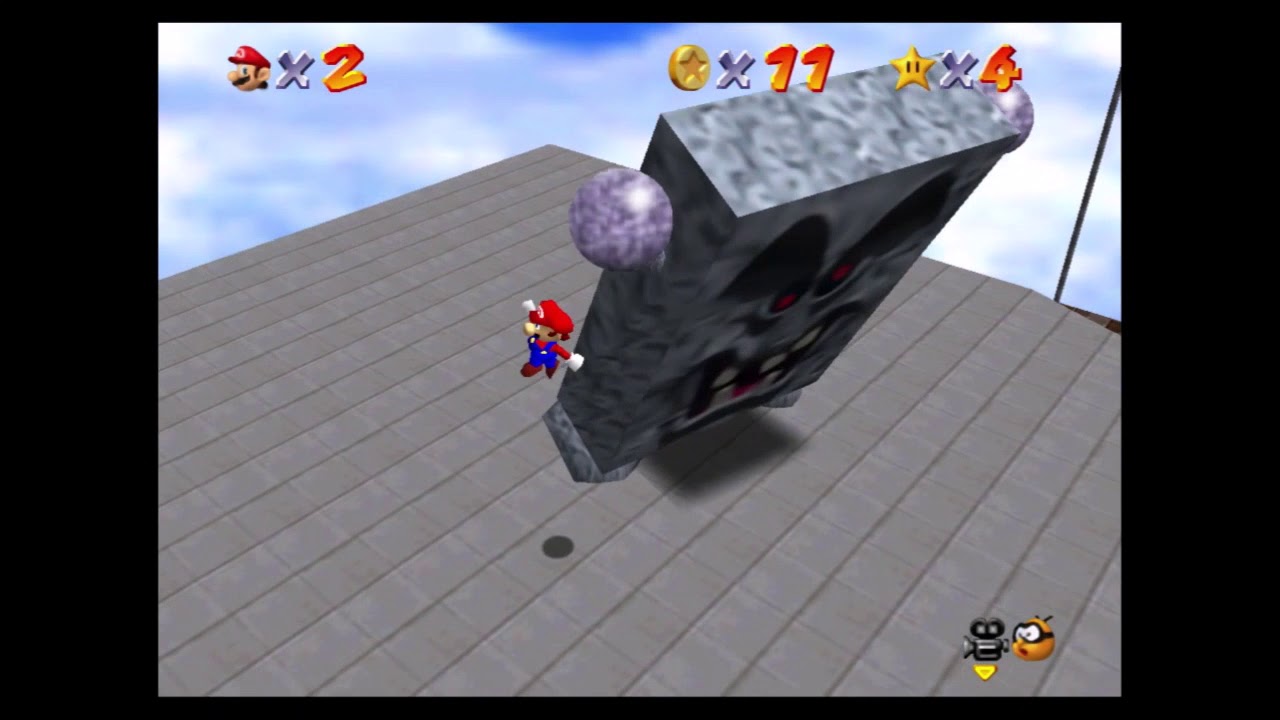 Super Mario 64 HD Boss 3 - Whomp King - YouTube