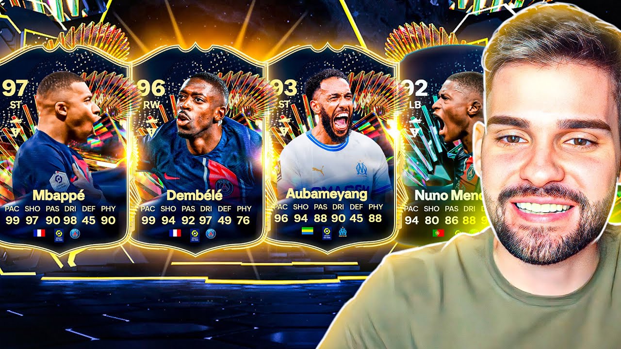 DEMBÉLÉ 96 TOTS… 93 AUBA TOTS NO PACK OPENING! ABRI VÁRIOS 10x 83+ no ...