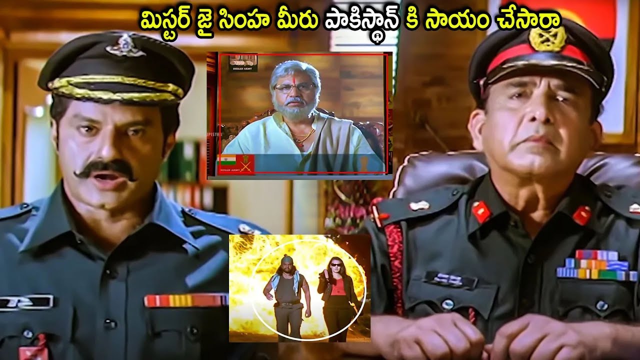 Balakrishna Powerful Action Movie Army Scene | #balakrishna ...