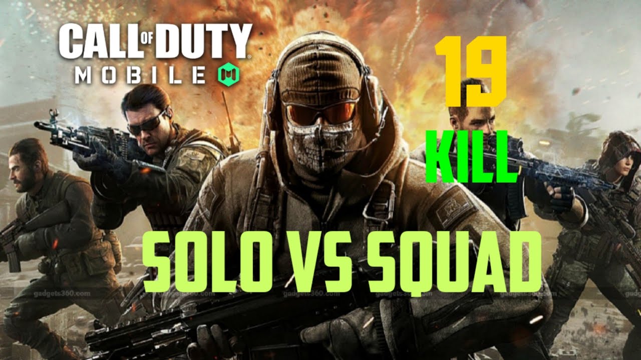 CALL OF DUTY/SOLO VS SQUAD GAMEPLAY/19 KILL/#6 - YouTube