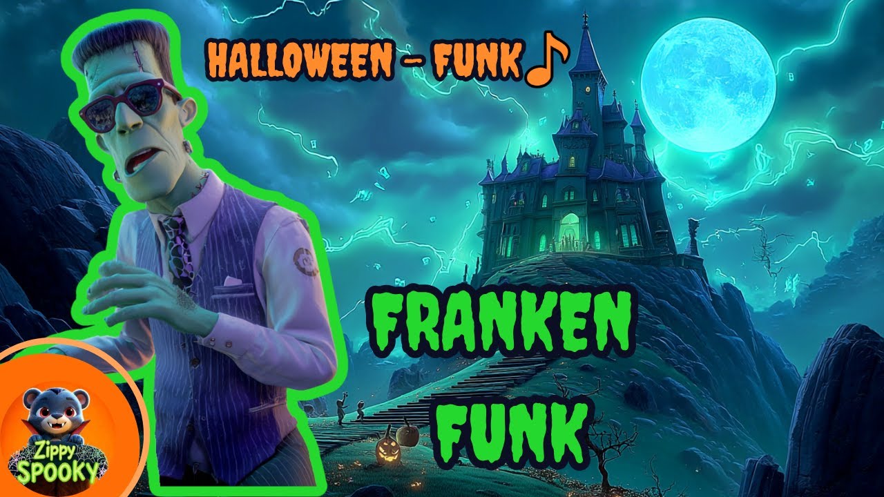 FRANKEN FUNK - Zippy Spooky Halloween | Kids Frankenstein Sing Along ...