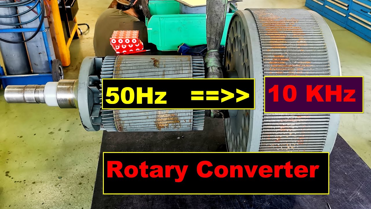 BBC | Brown Boveri | Asynchronous rotary converter 50Hz to 10 KHz ...