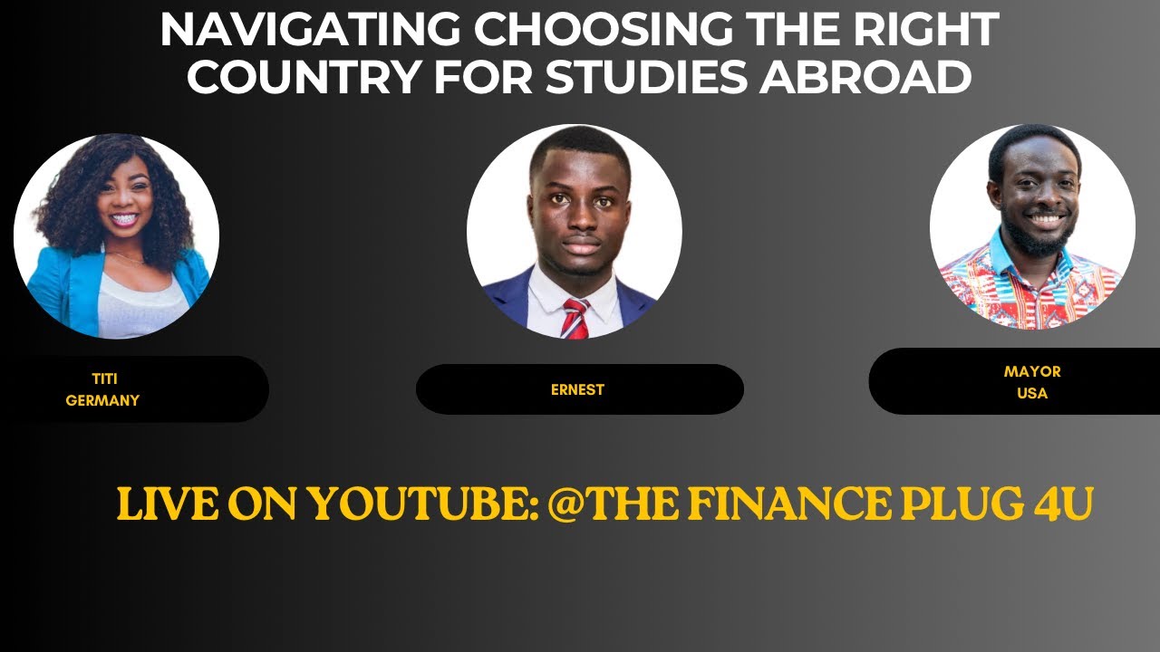 Navigating choosing the right country for studies abroad | Q&A Session|#Masters - YouTube
