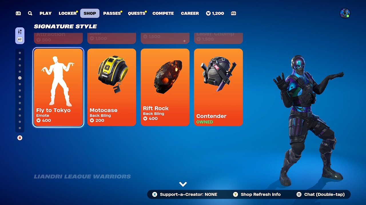 FORTNITE BUYING FLY TO TOKYO EMOTE(ATARASHII GAKKO! - Tokyo Calling ...