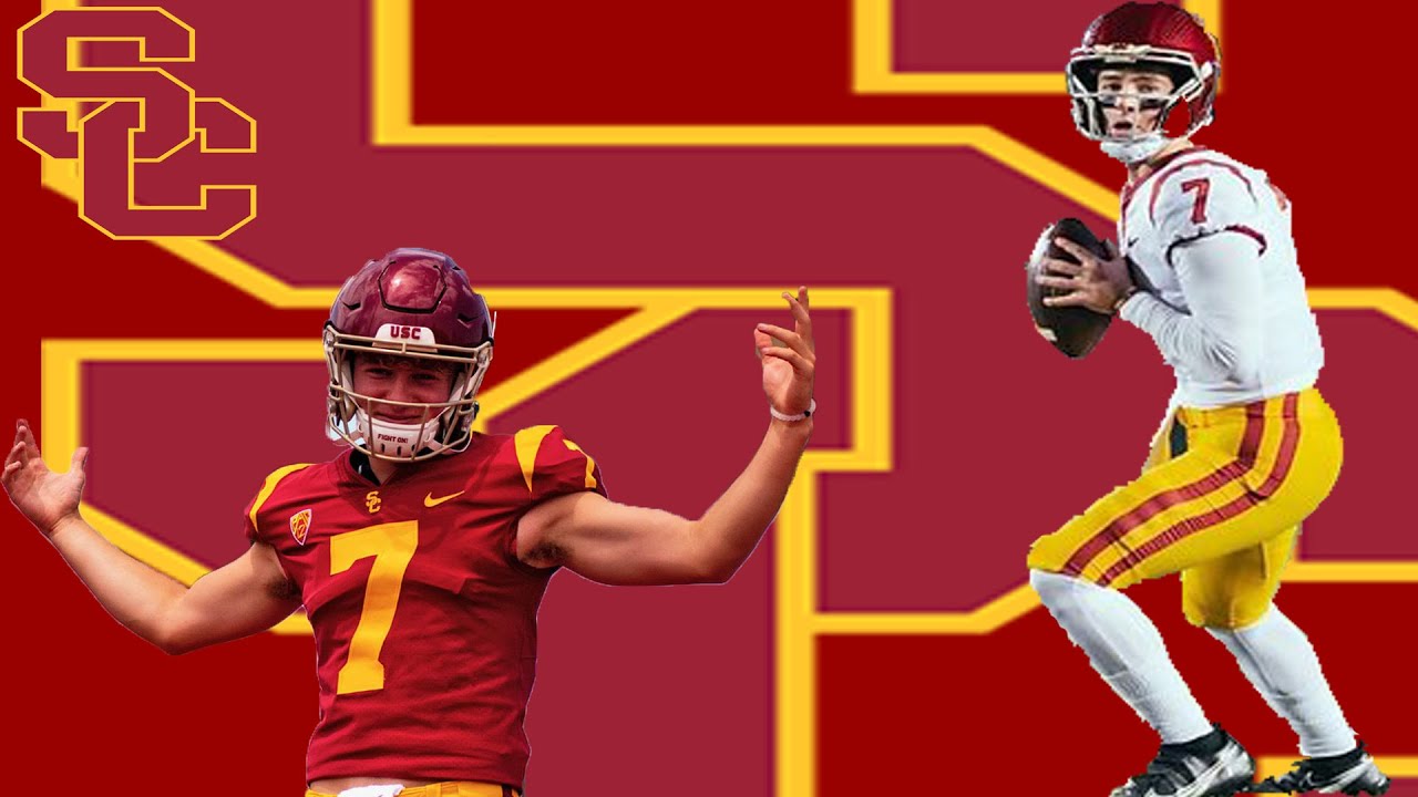 Miller Moss Highlights and Plays || USC Trojans Highlights || QB ...