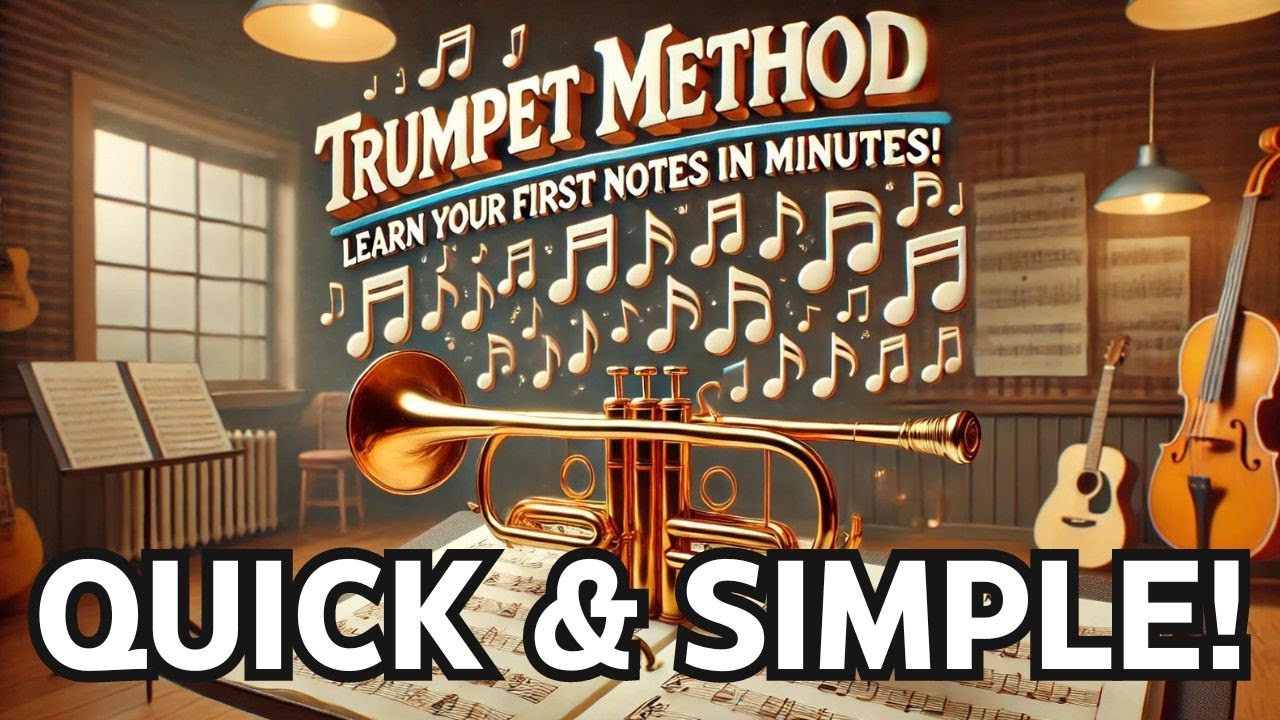 Trumpet Method: Learn Your First Notes in Minutes! #trumpet #jazz # ...