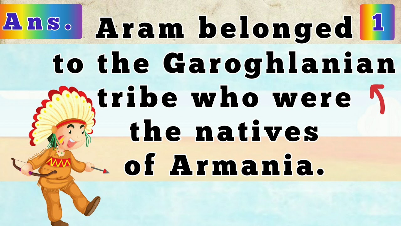 Which tribe did Aram belong to ? What was the image of his tribe ...