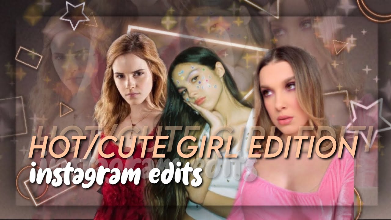 hot/cute edits that will make you simp for these girls - YouTube