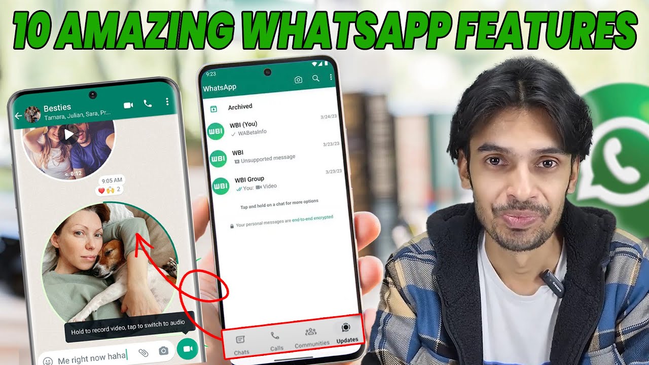10 NEW WhatsApp FEATURES that You Should Know | Whatsapp New Update ...