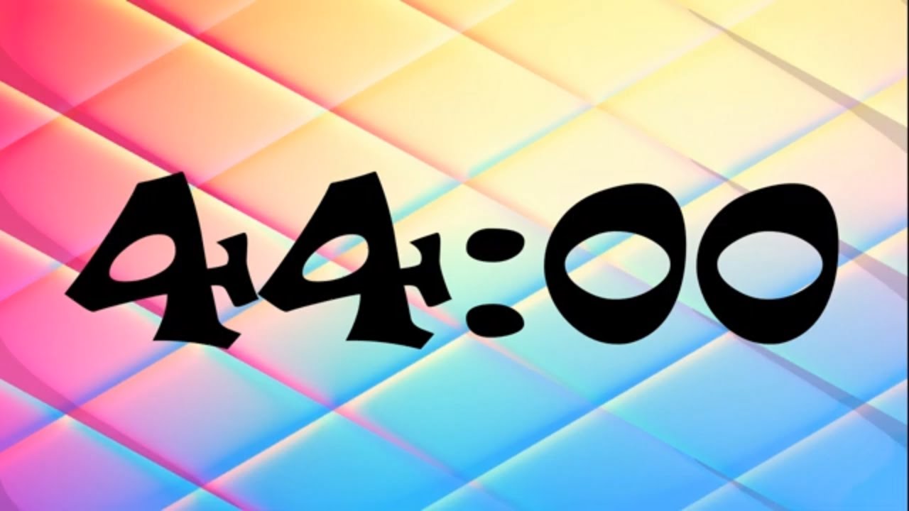 44 Minute Timer | 2640 Second Timer | 44 Minute Countdown with Music ...