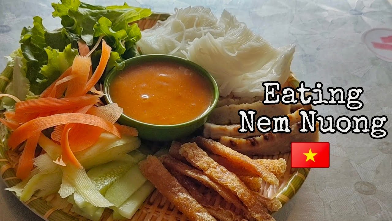Food Trip • Nem Nuong • Filipino Teacher in Vietnam - YouTube