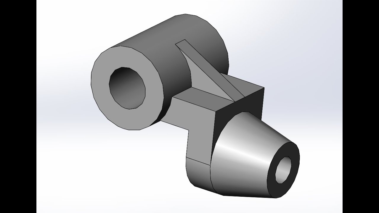 Solidworks Practice Problem 16 - YouTube