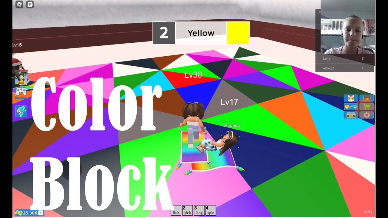 Color Block Challenge (Roblox) - Play with Tay - YouTube