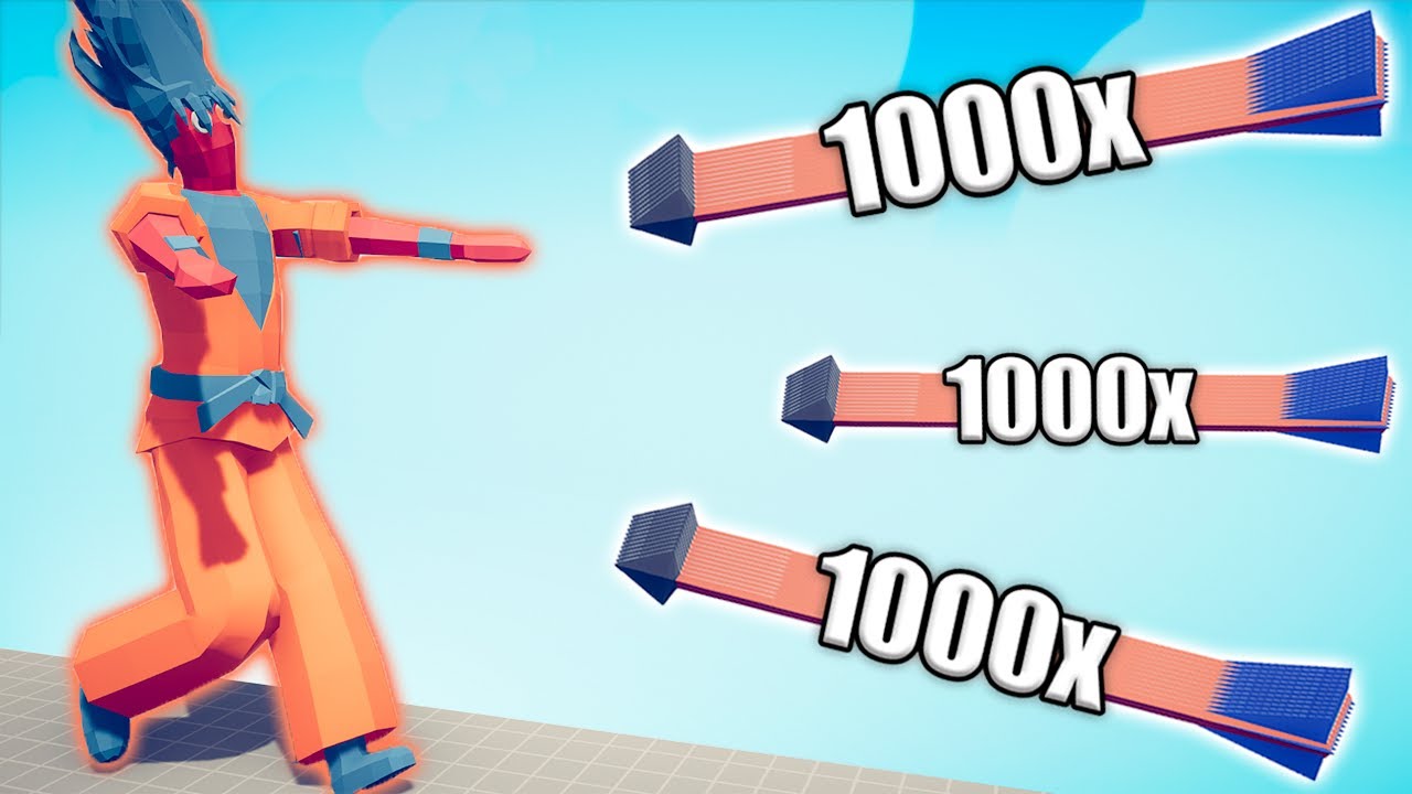 GOKU vs 1000x OVERPOWERED UNITS - TABS | Totally Accurate Battle ...