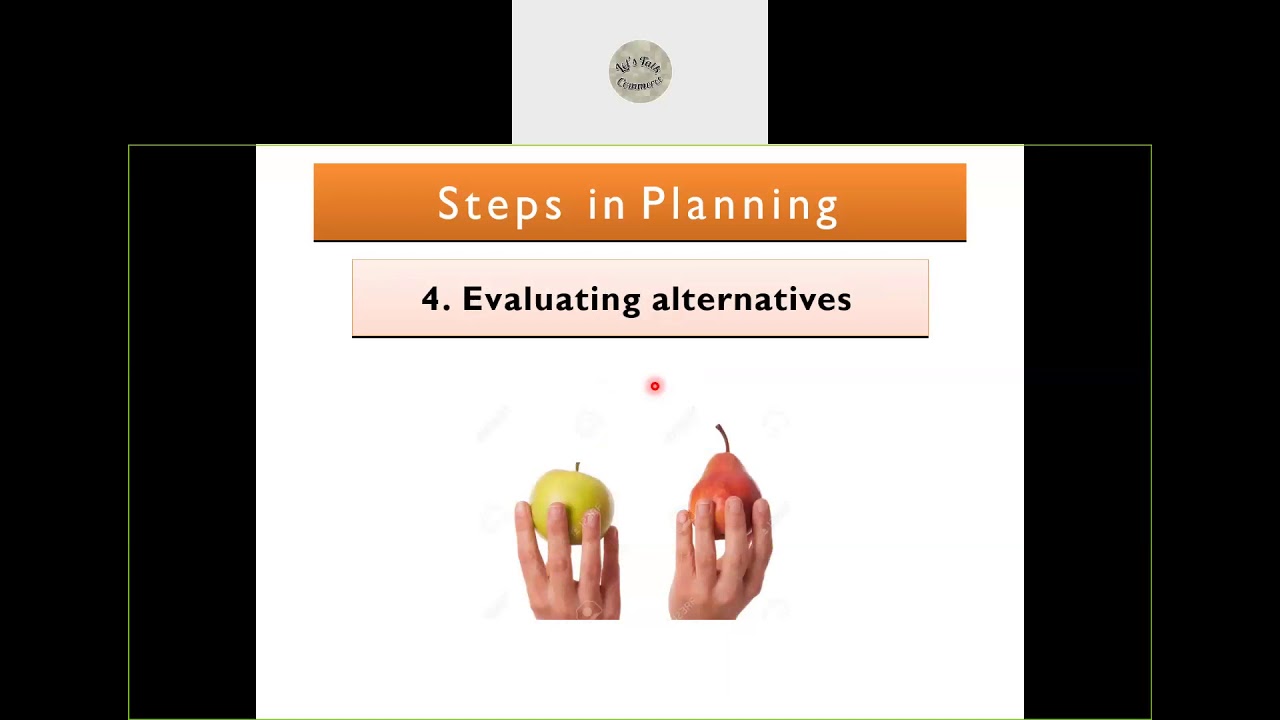 Steps in Planning Process || Chapter 4 || Class 12 || Business studies ...