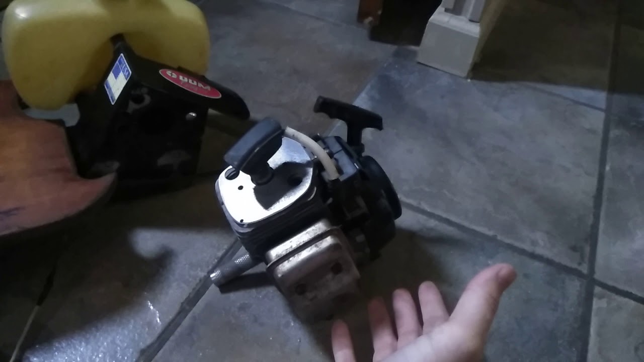 GoPed engine conversion from right to left side - YouTube