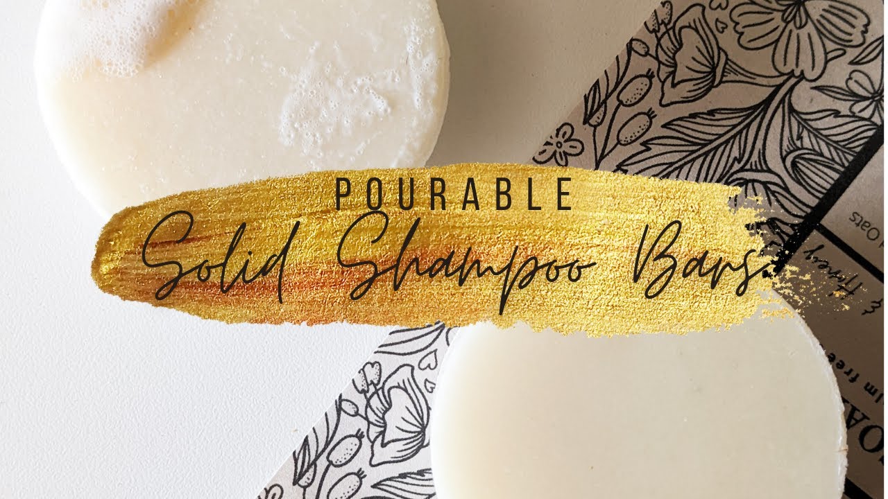 Solid Shampoo Bars With A Pourable Formula Recipe Available Youtube